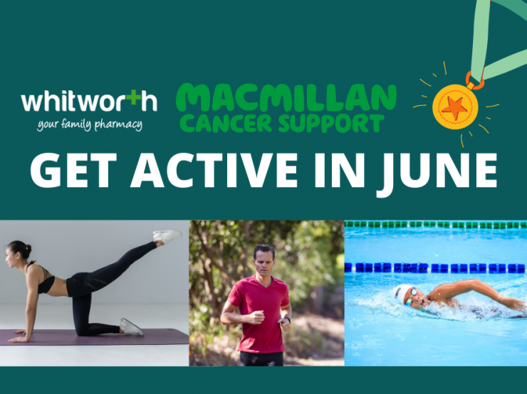 Get Active in June Fitness Challenge - free entry and medal on completion